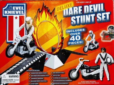**EVIL KNIEVEL** Dare Devil Stunt Set New Sealed in Box . | eBay