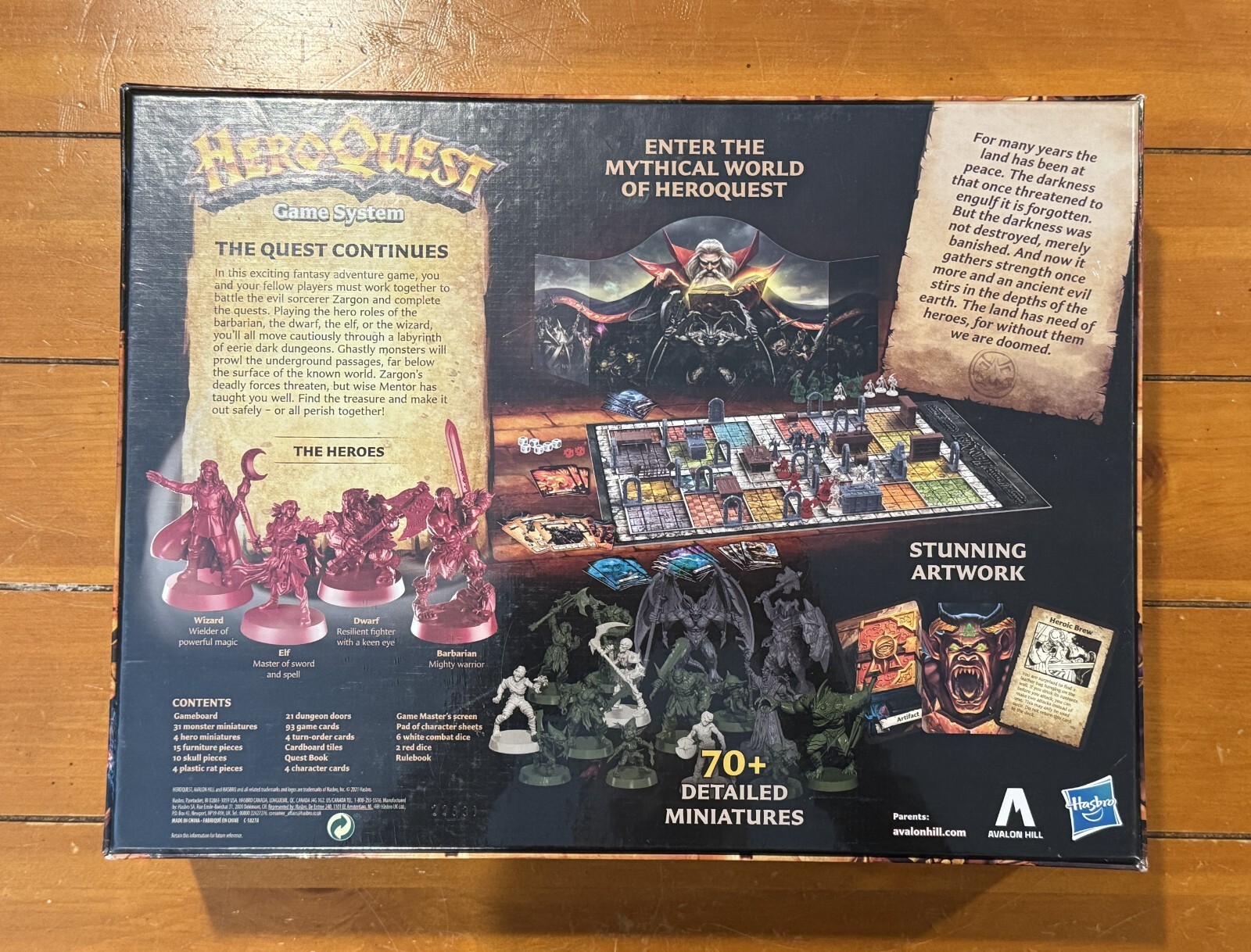 Hero Quest Game System Avalon Hill Hasbro 2021 Edition NEW | eBay