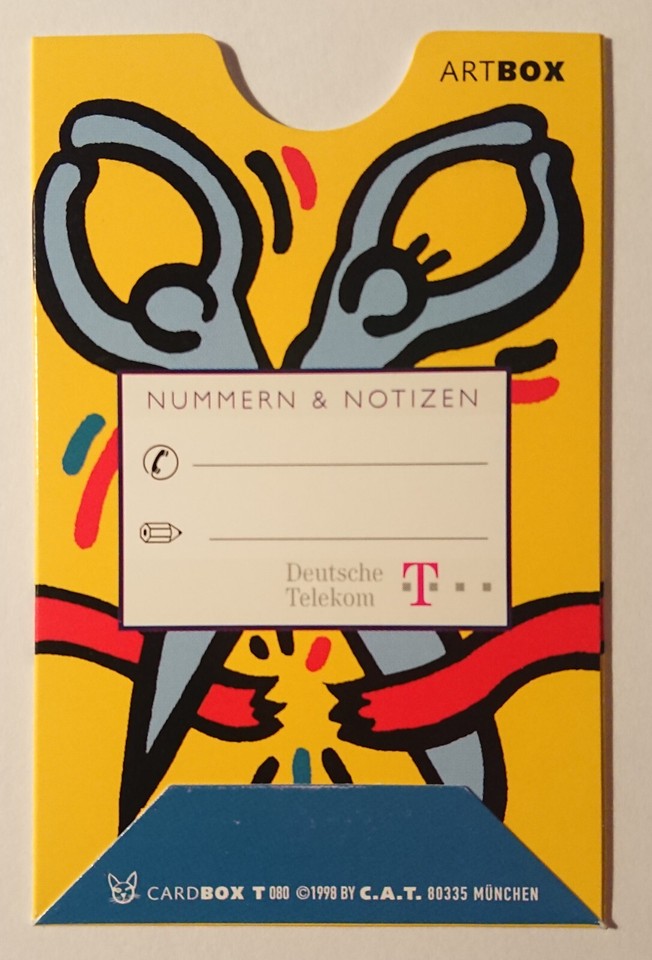 Card Holder Box Phone Card Bankkarte Ec Card Type Collection Keith | eBay