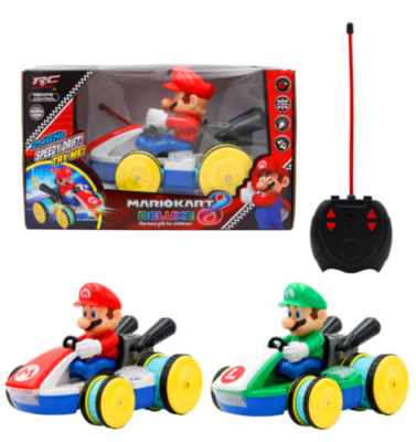 Super Mario / Luigi Radio Remote Control RC Racing Car MarioKart Toy ...