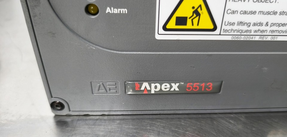 ADVANCED ENERGY AE APEX 5513 0190-11209 A3F5L000BA120R131A RF GENERATOR ...