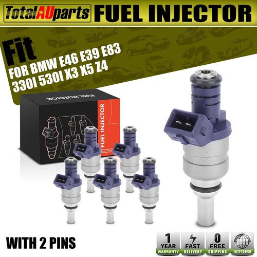 6x Fuel Injector for BMW E46 E39 E60 330i 530i E83 X3 E53 X5 E36 Z3 E85 ...
