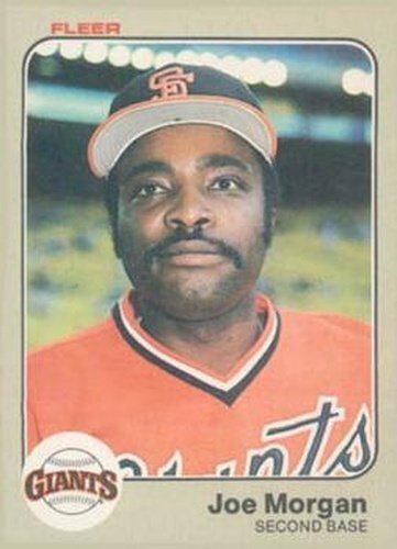 #270 Joe Morgan - San Francisco Giants - 1983 Fleer Baseball | eBay