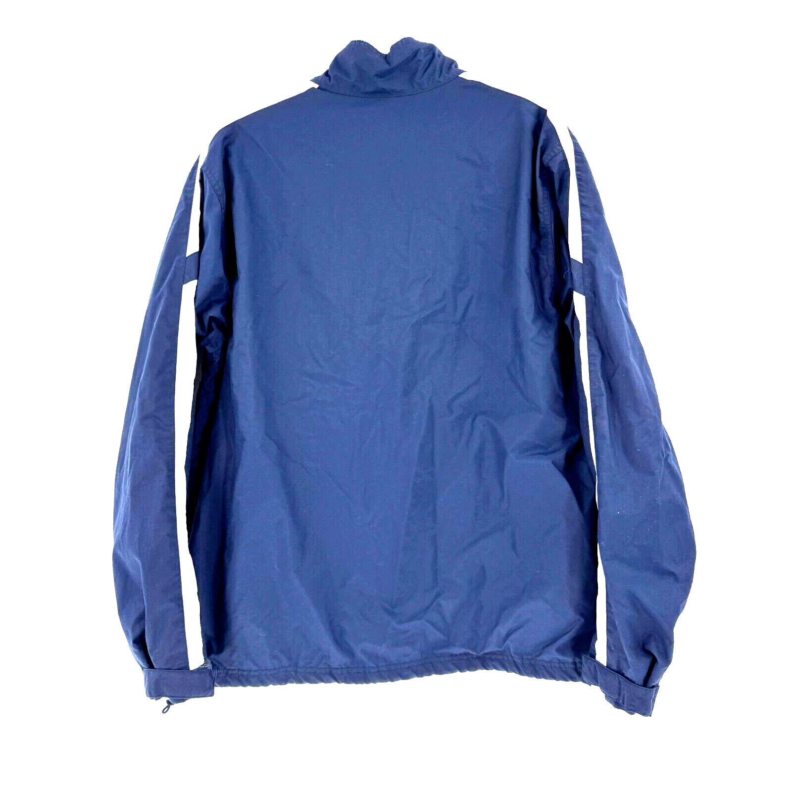 Vintage Nike Track Jacket Mens Large Blue Striped Logo Spellout Lined ...