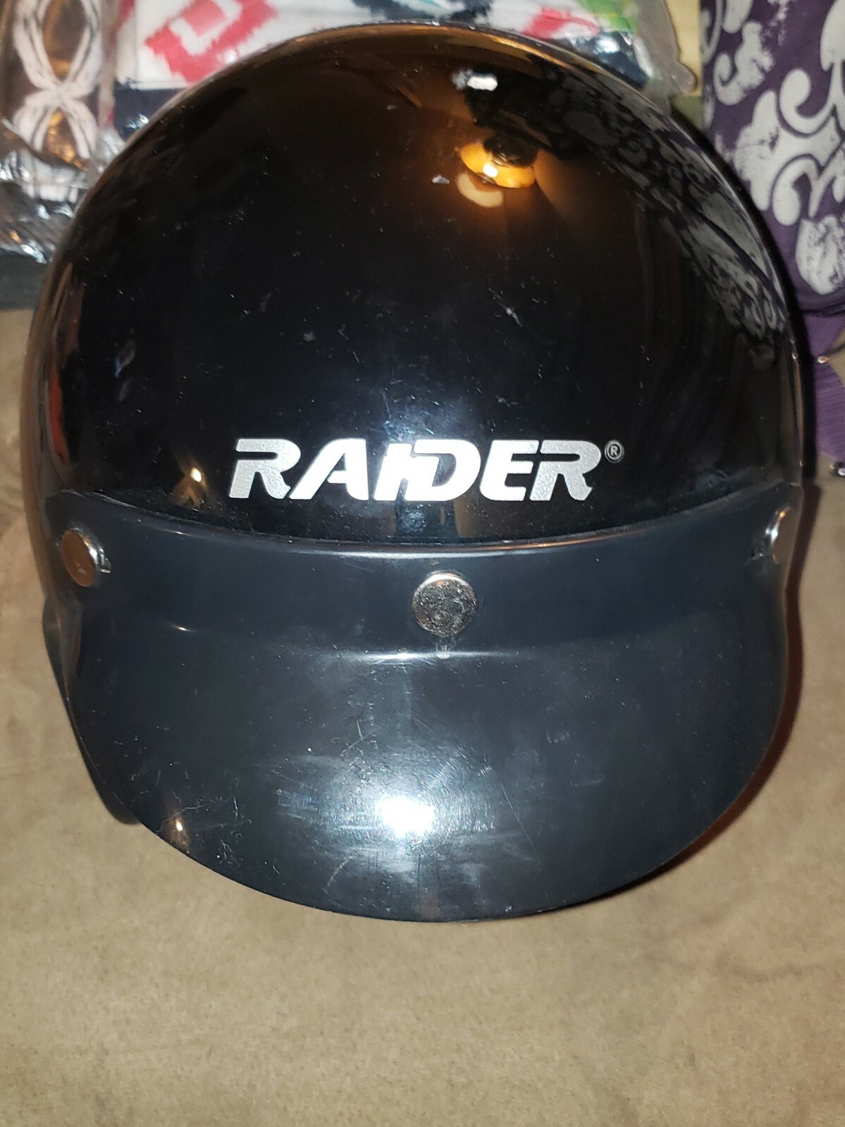 Raider Motorcycle Helmet Model A-611 Open Face Size S 3xs Black for ...