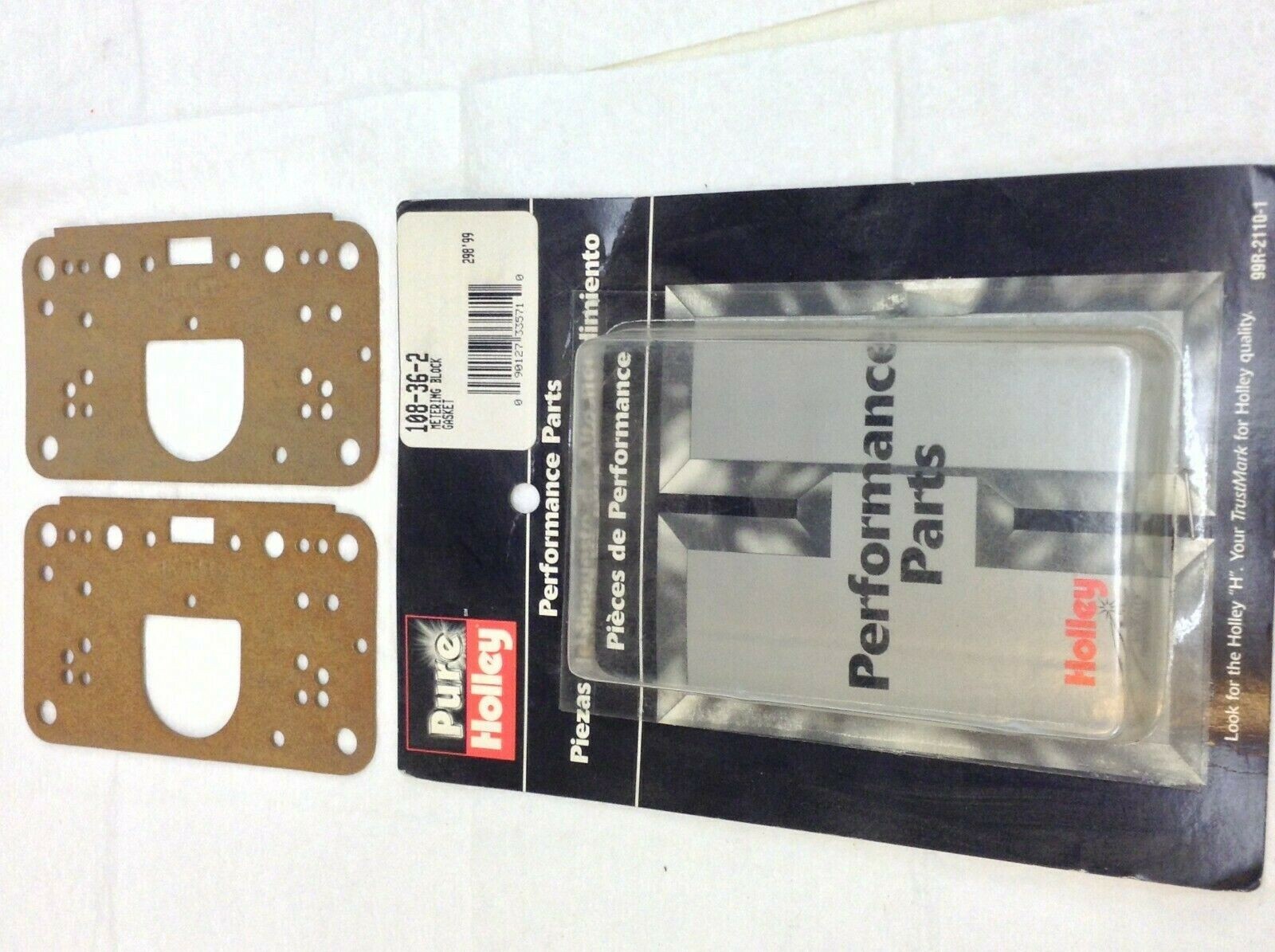 HOLLEY CARBURETOR 108-36-2 2 PACK METERING BLOCK GASKET 4500 DOMINATOR ...
