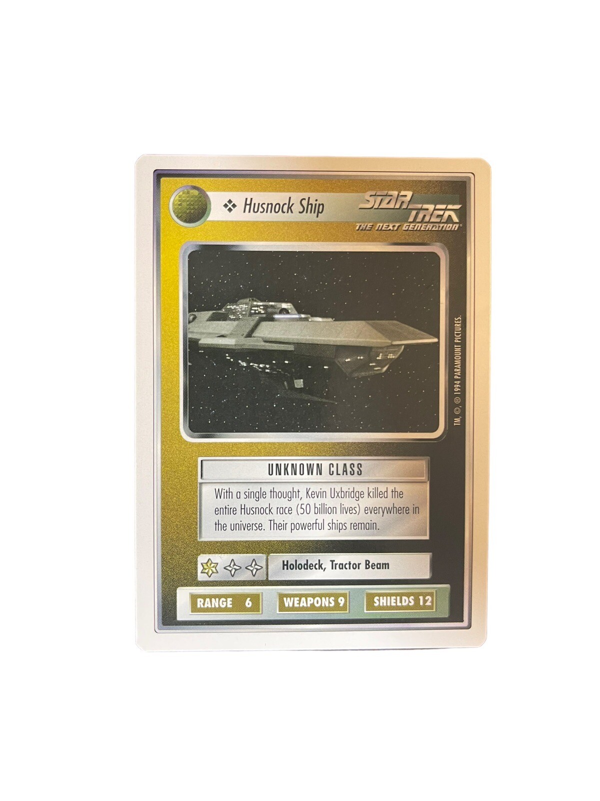 1994 STAR TREK The Next Generation HUSNOCK SHIP Unknown Class | eBay