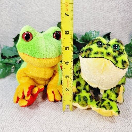Ganz Webkinz Lil Kinz Tree Frog & Bull Frog Plush/Stuffed Animals. Lot ...