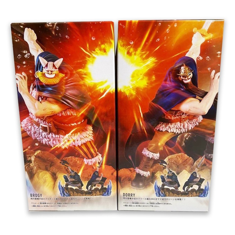 One Piece Senkou Zekkei BROGY + DORRY Figure 2 Set BANPRESTO New Anime ...