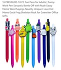 Unisex Unbranded Novelty Pens Multi-Color One Size Funny | eBay