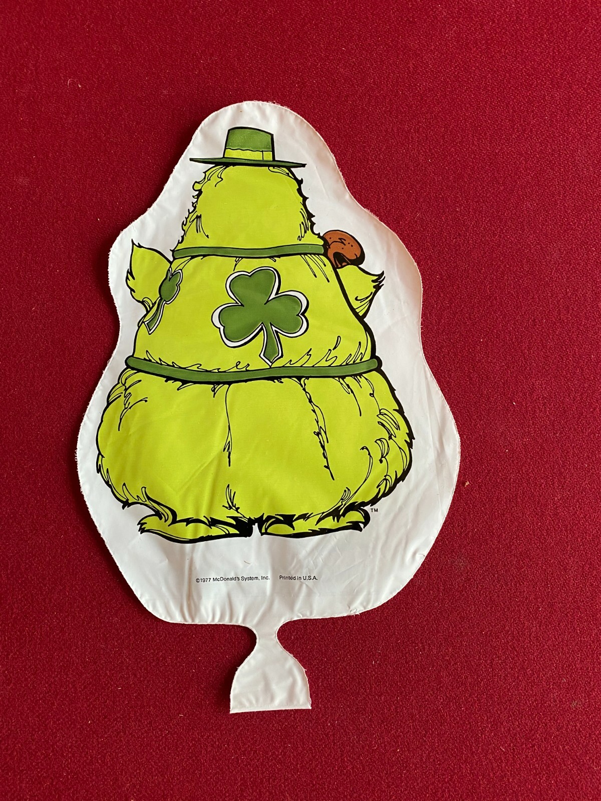 1977, McDonald's, "Un-Used" UNCLE O'GRIMACEY Plastic Hand Puppet ...