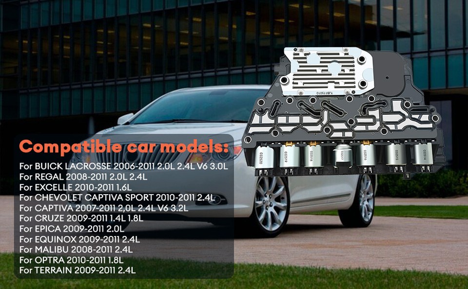 6T40 6T45 6T50 TCM TCU Transmission Control Module GEN1 For Chevy Buick ...