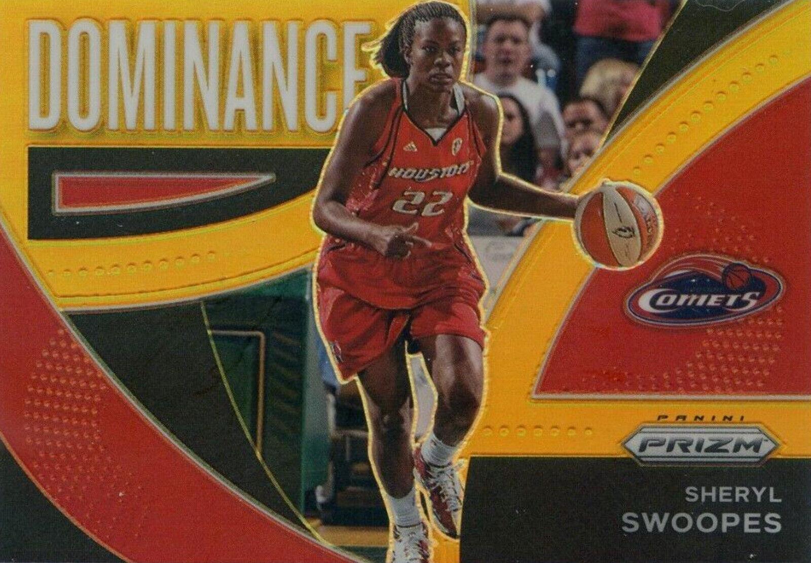 2022 Panini Prizm WNBA - Dominance Sheryl Swoopes #3 Gold Prizm /10 for ...