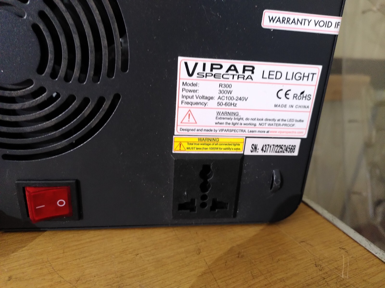 Vipar Spectra R300 LED Lights, indoor grow lights 300 watts -- Pair ...