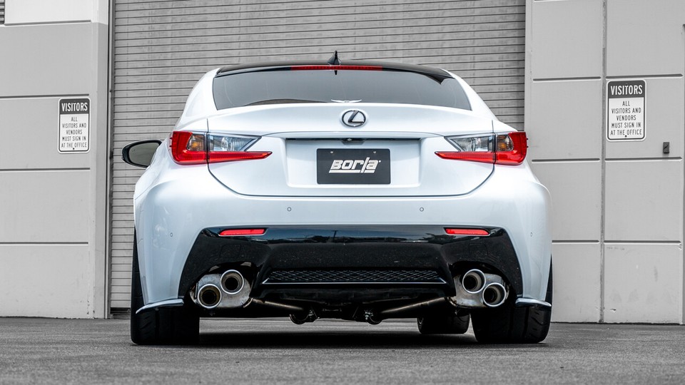 Borla S-Type Axle-Back Exhaust System Fits 2015-2024 Lexus RC F & IS500 ...
