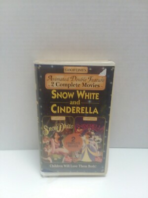 Good times Snow White And Cinderella On One Vhs,Rare! | eBay