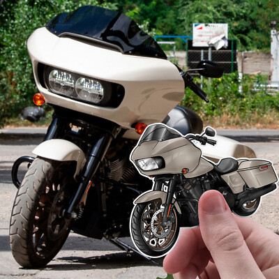 Harley Road Glide ST FLTRXST Stickers - Set of 3 KissCut Motorcycle ...