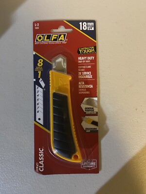 Olfa L2 11/16" Pistol-grip Ratchet-lock Utility Knife w Rubber-grip ...