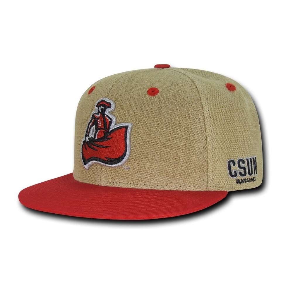 NCAA CSUN Cal State Northridge University Matadors Heavy Jute Snapback ...
