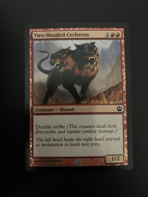 Foil Two-Headed Cerberus (146/260) Theros Mtg Common | eBay