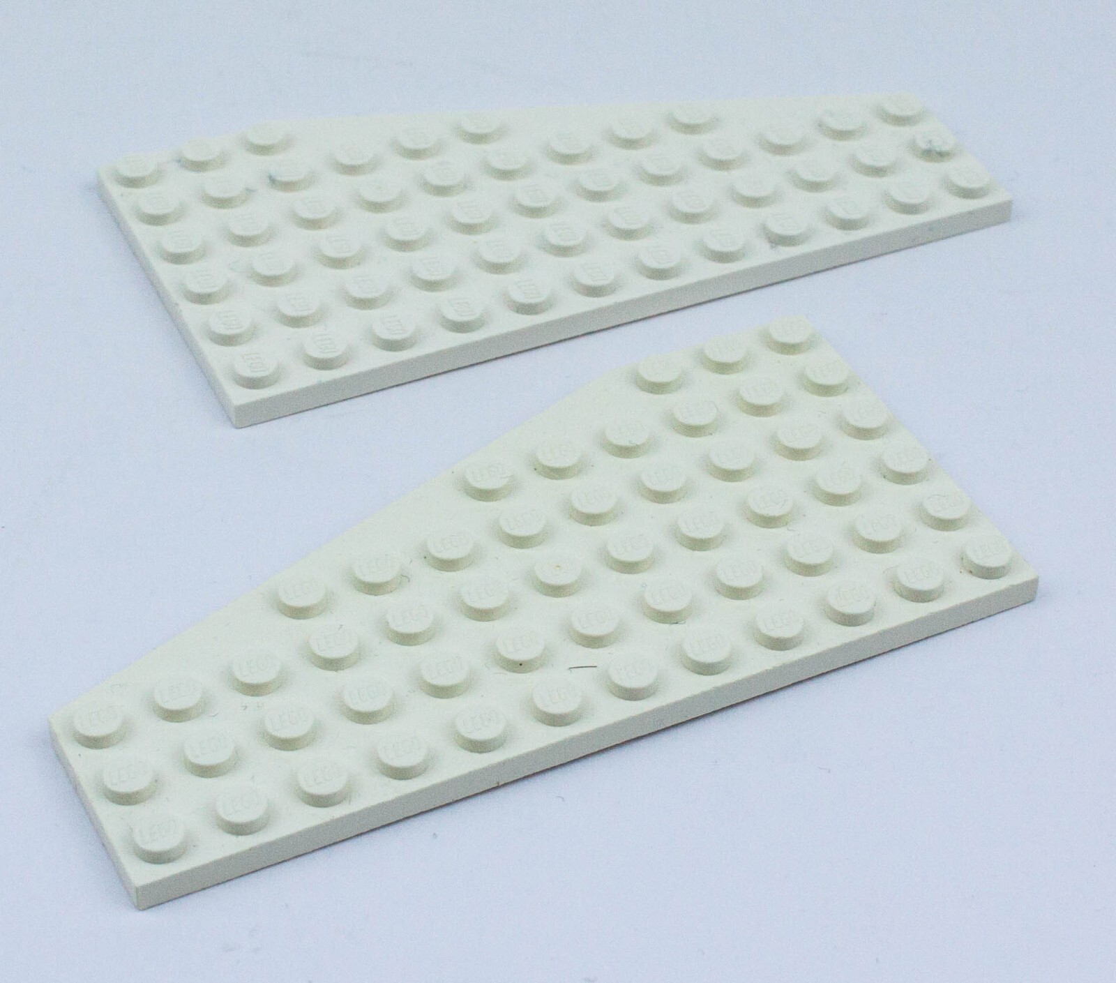 Lego Keil Platte 12x6 Links & Rechts Paar Flügelplatte 30355 30356 weiß ...