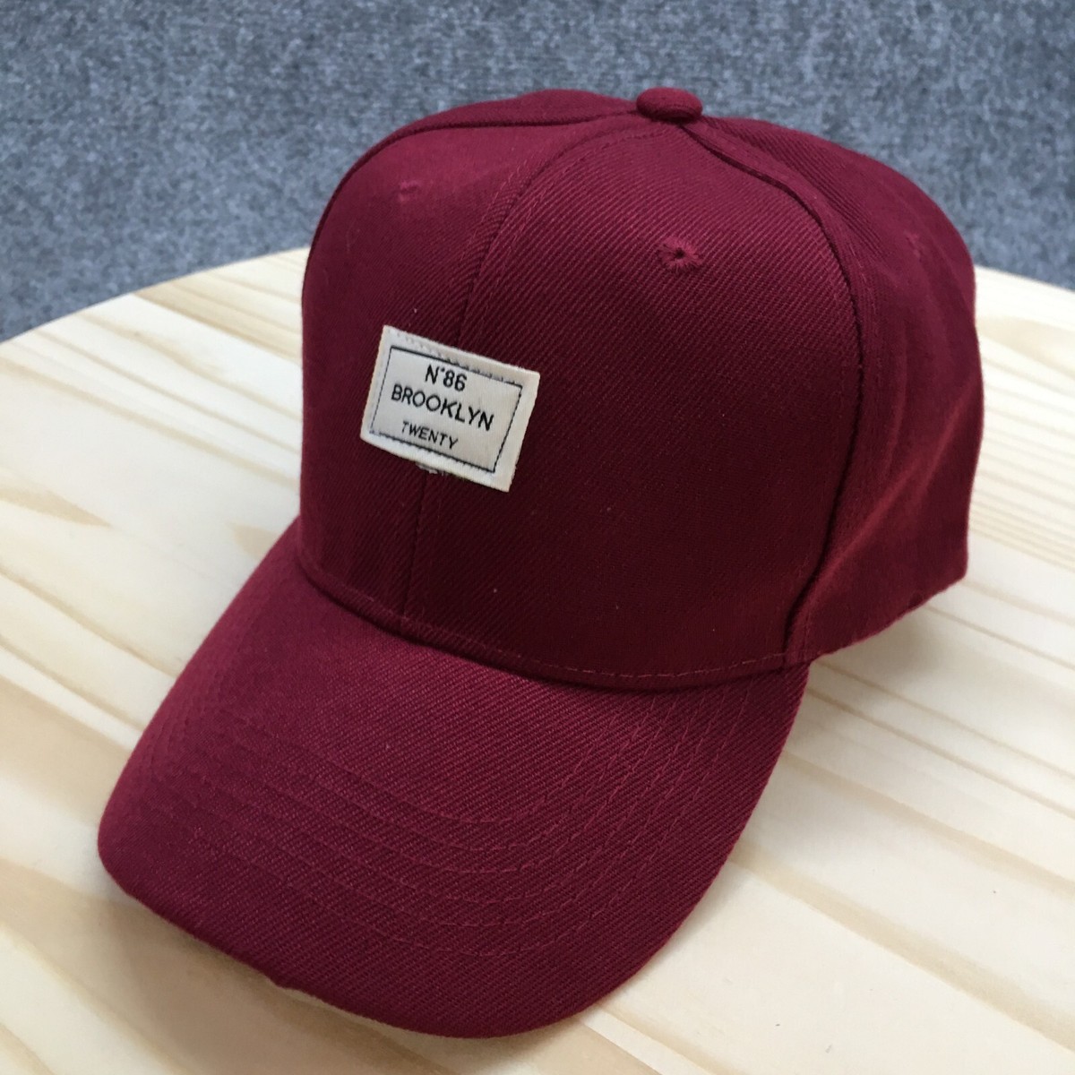 N 86 Brooklyn N86 Brooklyn Twenty Baseball Cap Hat Mens Red One Size