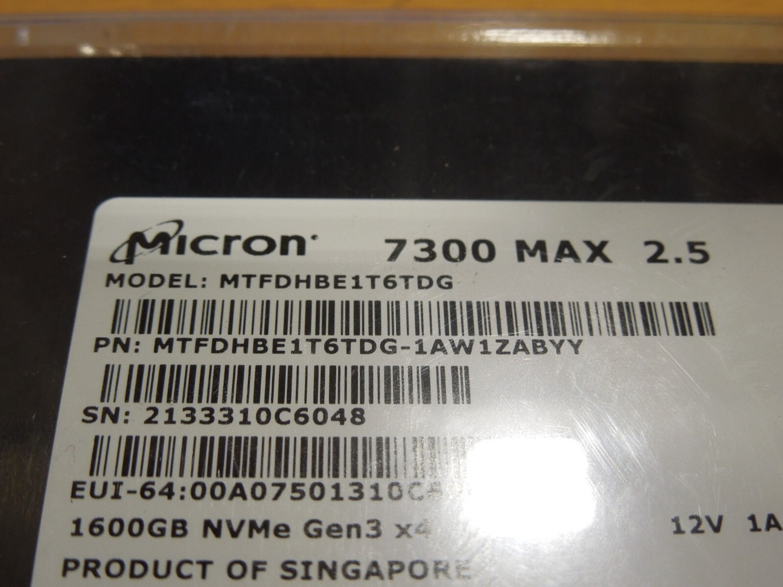 Micron 7300 MAX Series 1.6TB 2.5" Solid State Drive for sale online | eBay