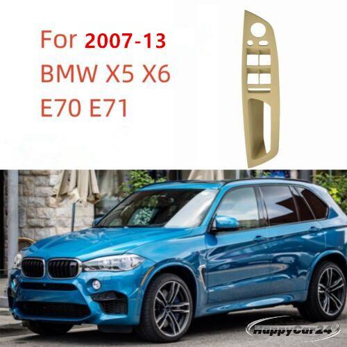 For 07-13 BMW E70 E71 X5 X6 Interior Door Handle Cover Trim Panel ...