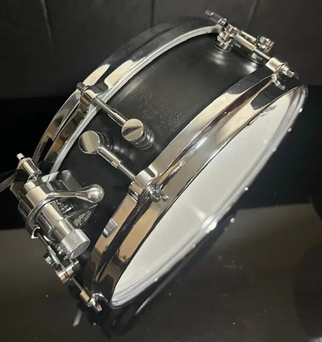 Custom Shop Black Maple with SIlver Hardware 12" Snare Drum | eBay
