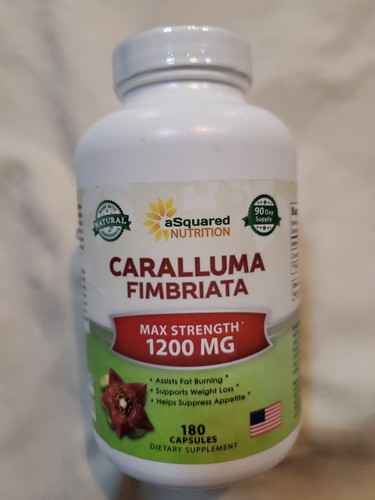 aSquared Nutrition Caralluma Fimbriata 1200mg - 180 Capsules Exp 02/25 ...