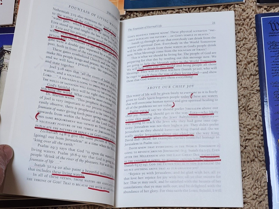 Gerald Flurry Philadelphia Church of God 84 Religious Booklets, Bible ...