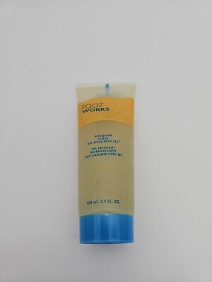 new Avon Foot Works refreshing citrus gel scrub with salt for feet - 3. ...
