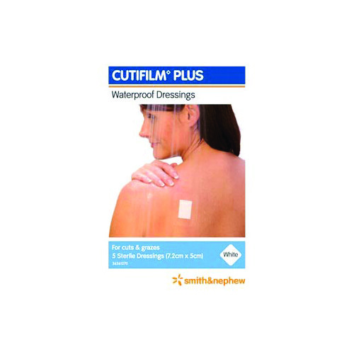 CUTIFILM Plus Waterproof Dressing 7. 2cm X 5cm 5 Pack for sale online ...