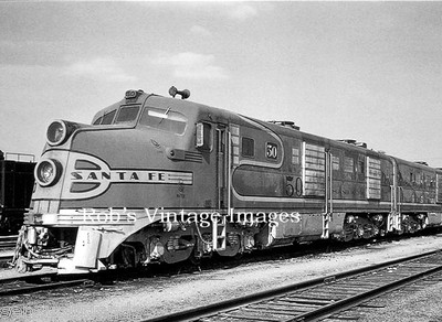 Santa Fe Super Chief Locomotive 50A DL-109 ATSF Railroad train KC Mo ...