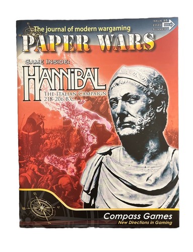 Compass Games Paper Wars Mag #95 With Military History Board Game ...