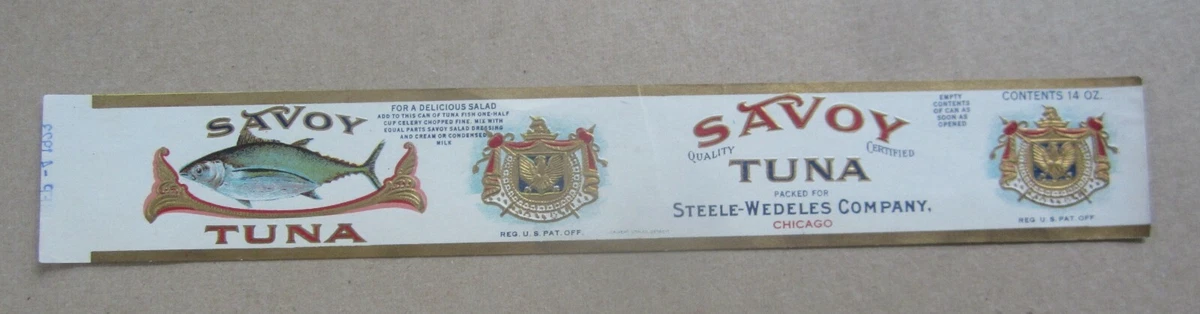 Tuna Can Label