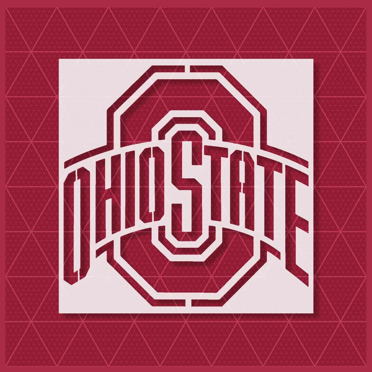 Ohio State Logo Stencil