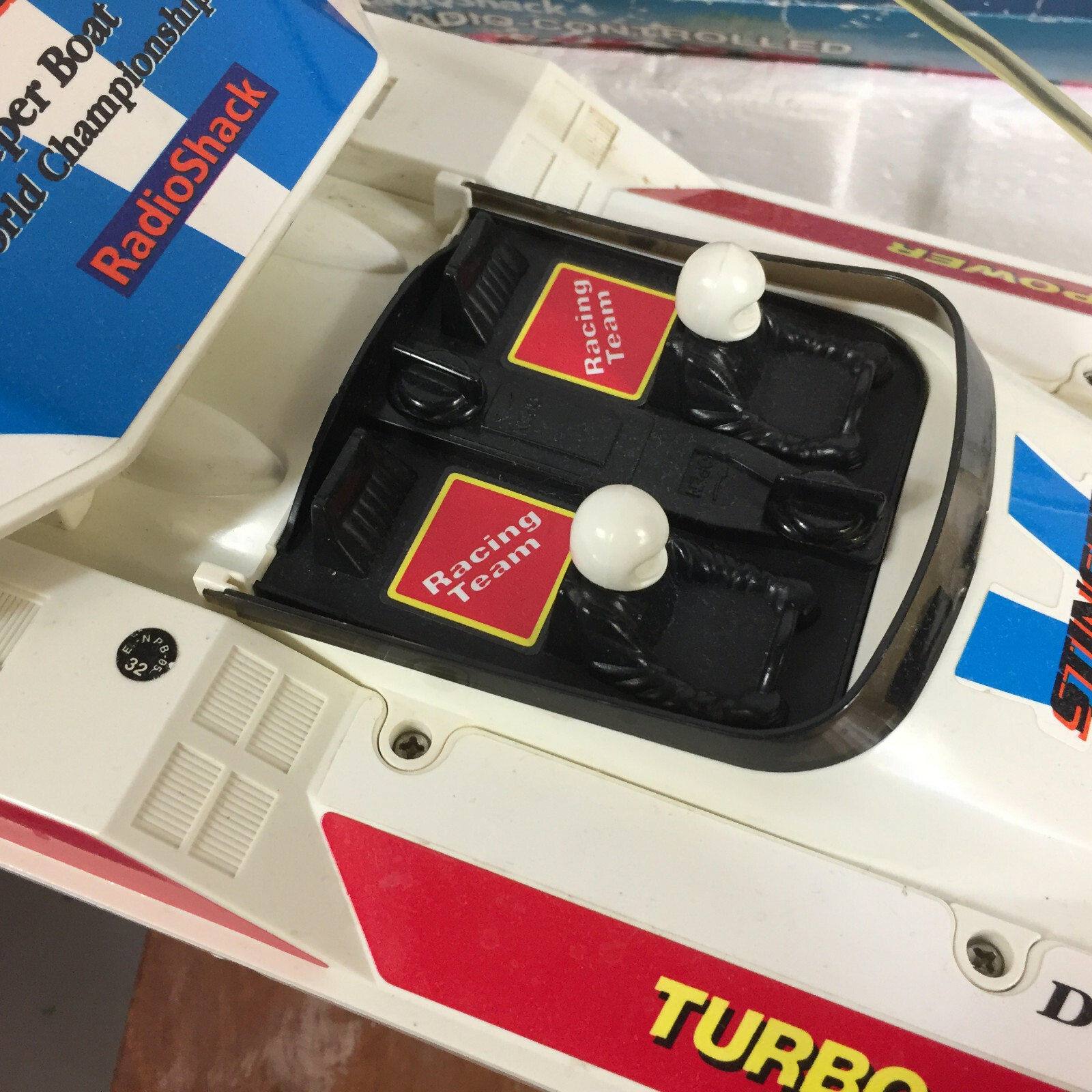 Vintage Radio Shack Stinger RC Control Boat Water Remote Control Car ...