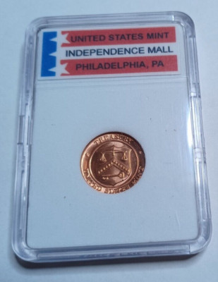 US Philadelphia Mint Copper Penny Sized Official Mint Token ...