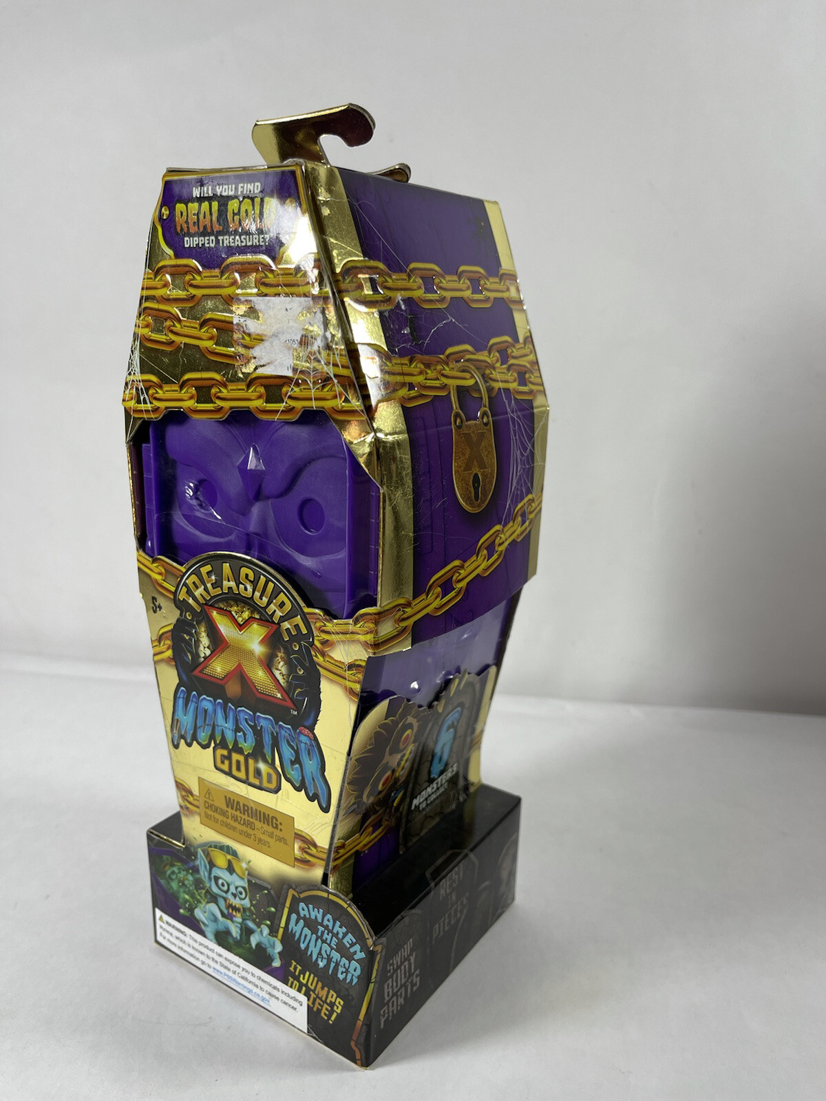 Treasure X Monster Gold- Monster Coffin 13 Levels of Adventure Ages 5+ NEW