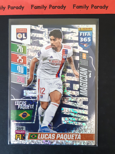 Lucas Paqueta 269 Magician Ol Card Panini Adrenalyn XL Foot Fifa 365 ...