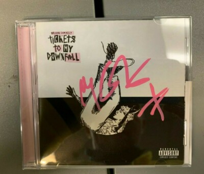Machine Gun Kelly Autographed Signed Tickets to My Downfall CD Cover ...