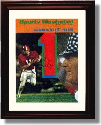 Unframed Alabama #1 Gary Rutledge Bear Bryant 1973 SI Autograph Print ...