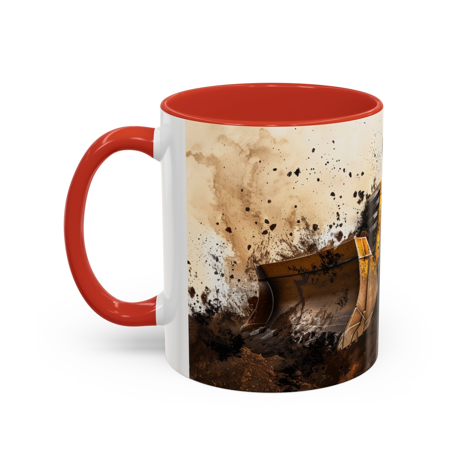 Heavy Machinery Equipment Vehicle Wrap Around Rizz View Accent Coffee ...