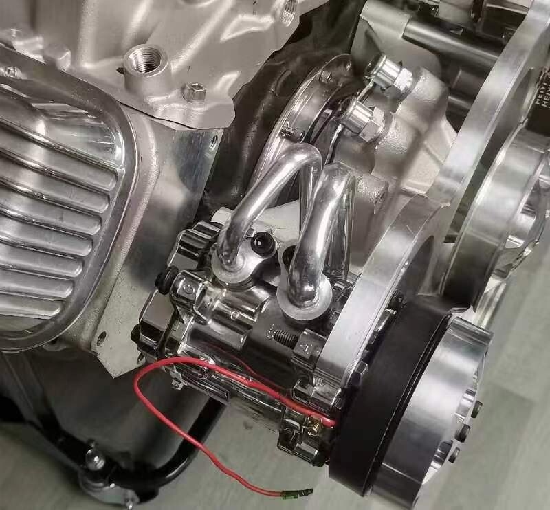 Chevy BBC 396 454 Aluminum Serpentine Complete Engine Pulley ...