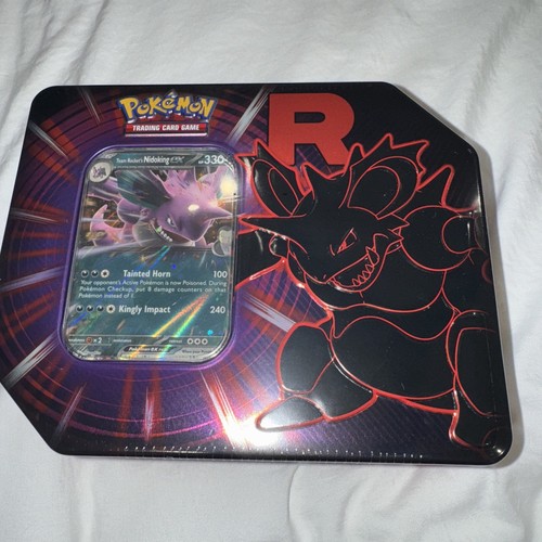 Factory Sealed Destined Rivals Team Rocket Tin Nidoking | eBay