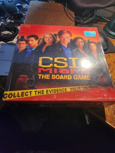 CSI MIAMI The Board Game NEW IN THE SHRINK WRAP! 895193031104| eBay