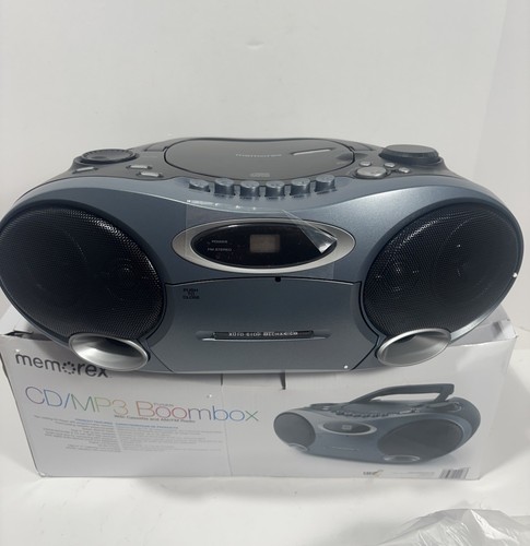 Memorex Portable Boombox CD / MP3 Disc Player / Cassette / AM/FM / Aux ...