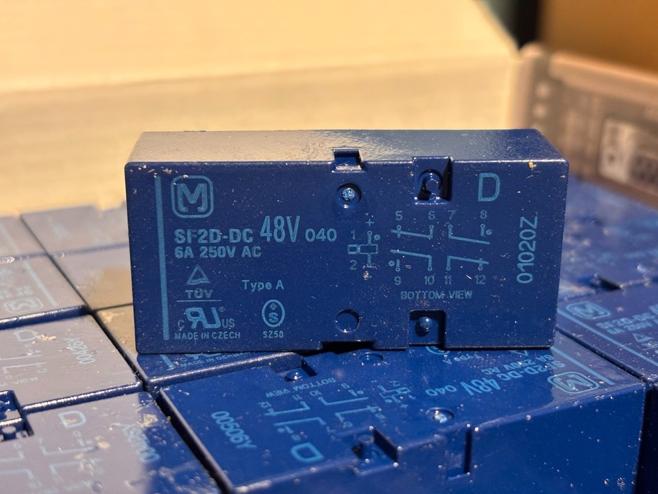 48 x Panasonic (Nais) SF2D-DC48V DC Force Guided Safety Power Relays ...