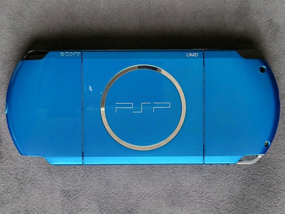 PSP Playstation Portable Vibrant Blue (PSP - 3000 VB) Box Set | eBay